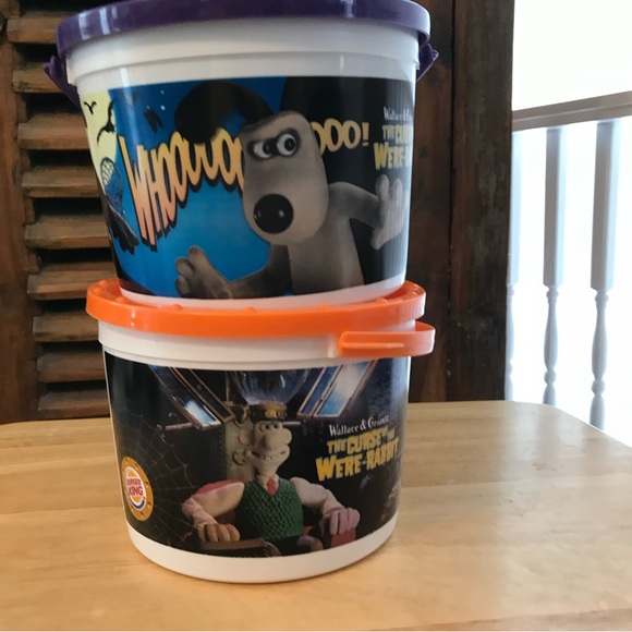 burger king | Other | 2 Burger King Halloween Buckets Wallace And ...